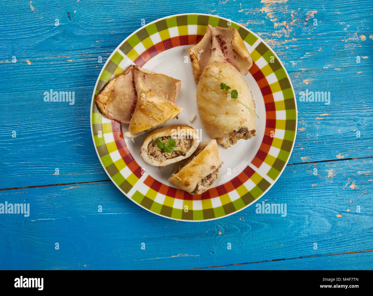 klamar mimli - Stuffed Calamari with tuna and shrimps, Maltese cuisine ...