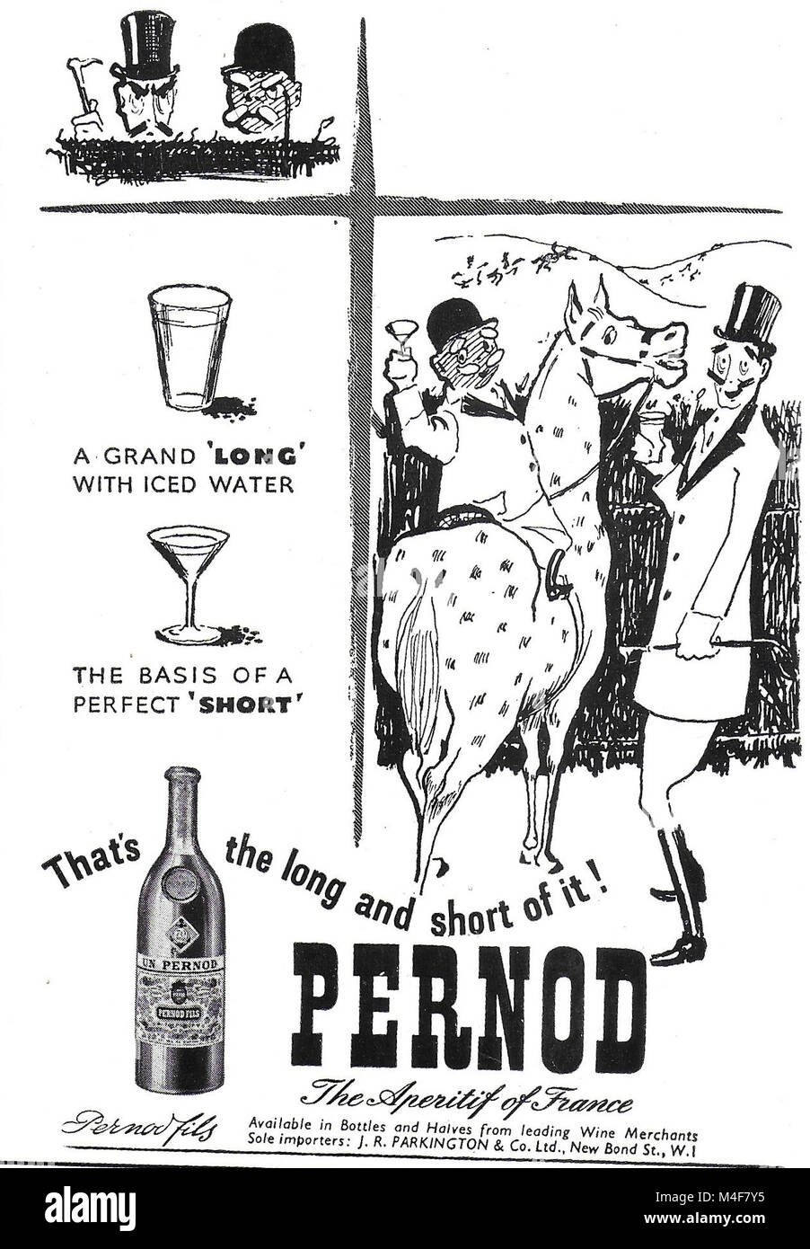 Pernod aperitif drink advert, advertising in Country Life magazine UK ...