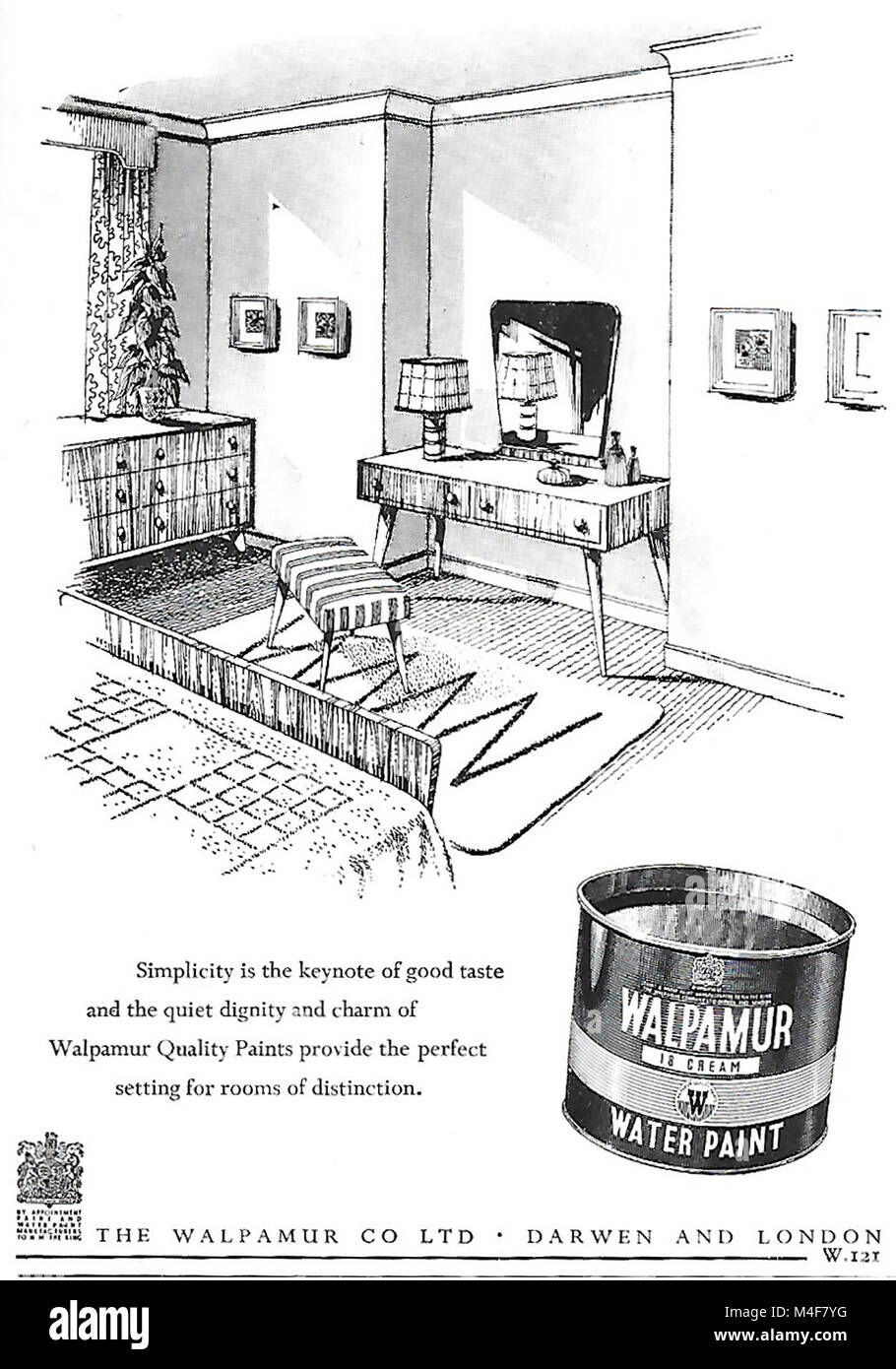Walpamur decorating paint advert, advertising in Country Life magazine ...
