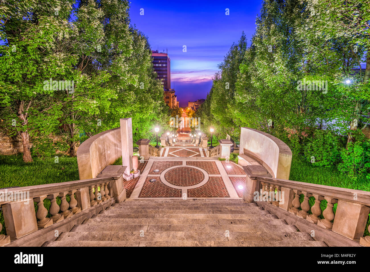 The terrace steps hi-res stock photography and images - Alamy