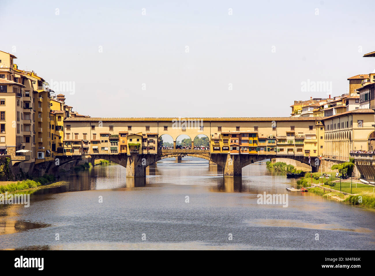 Medieval stone bridge Ponte Vecchio in Florence, Italy Stock Photo - Alamy