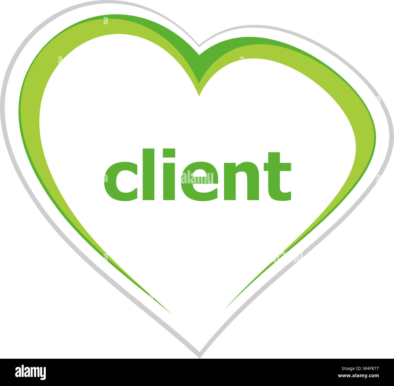 Client symbol concept word hi-res stock photography and images - Alamy