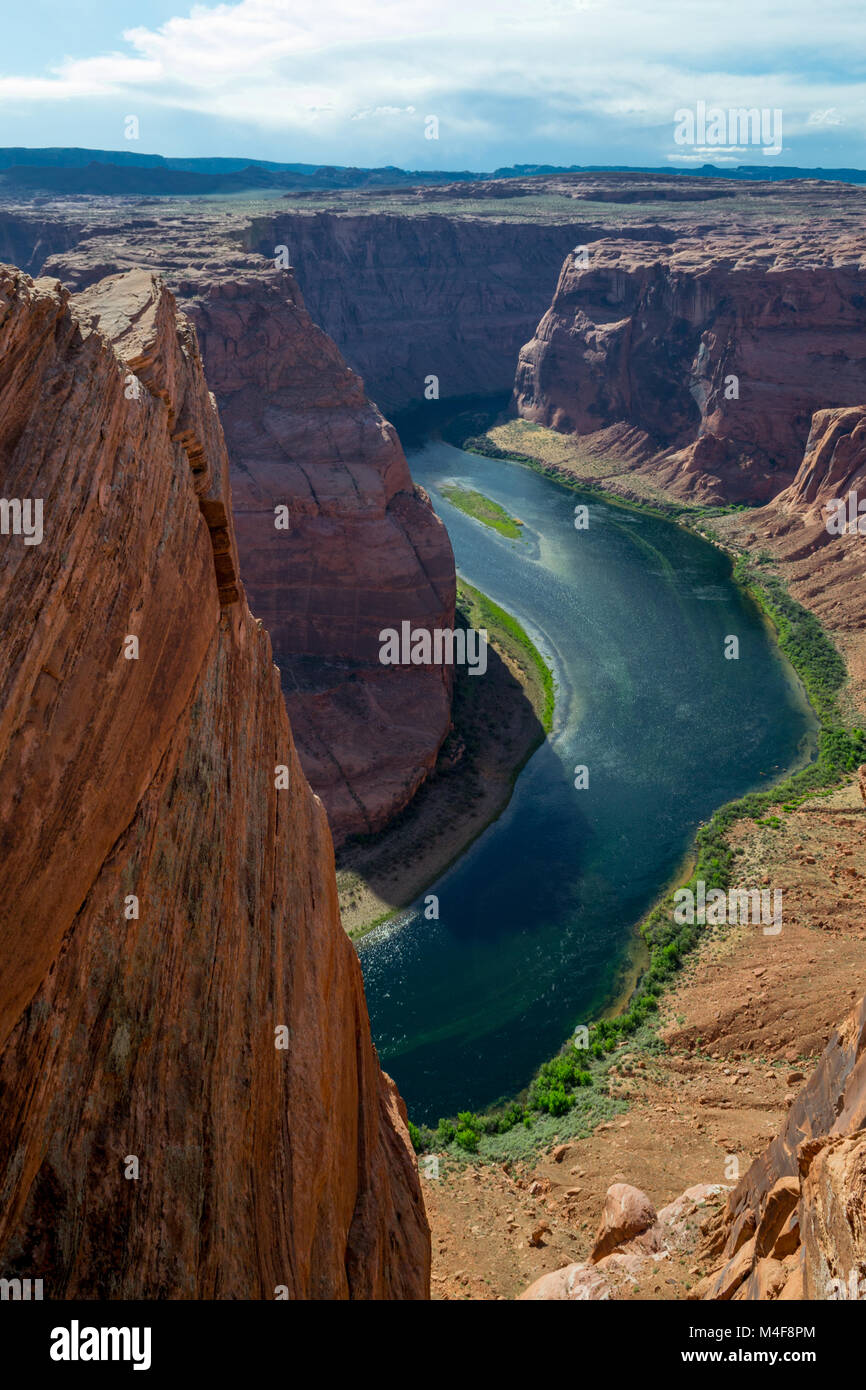Horseshoe bend of the Colorado river Stock Photo - Alamy