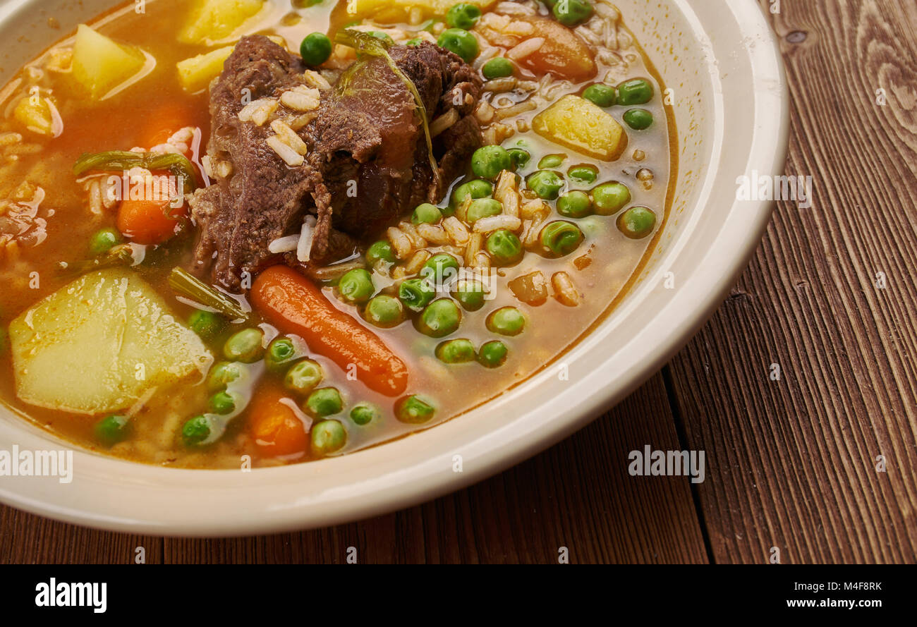 Cuchuco de Maiz - Colombian cuisine soup Stock Photo - Alamy
