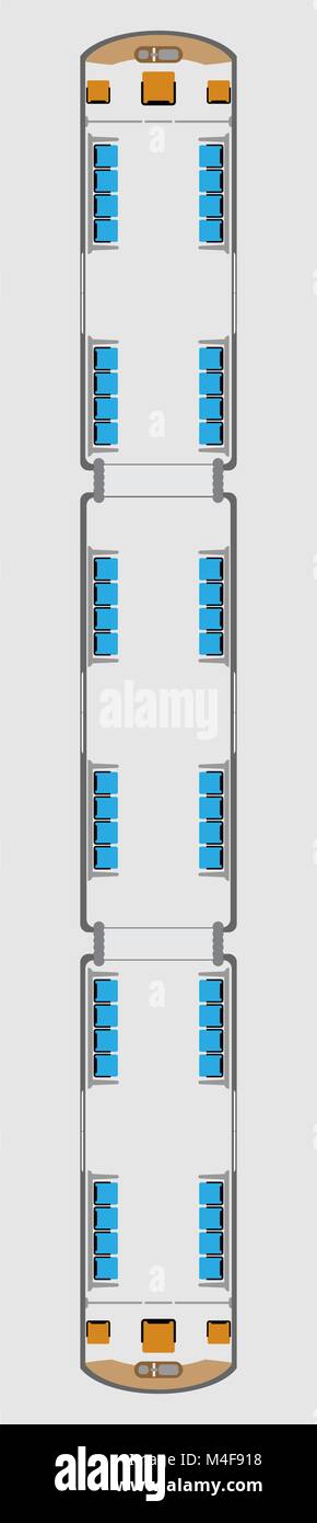 Train track vector top view Stock Vector Images - Alamy