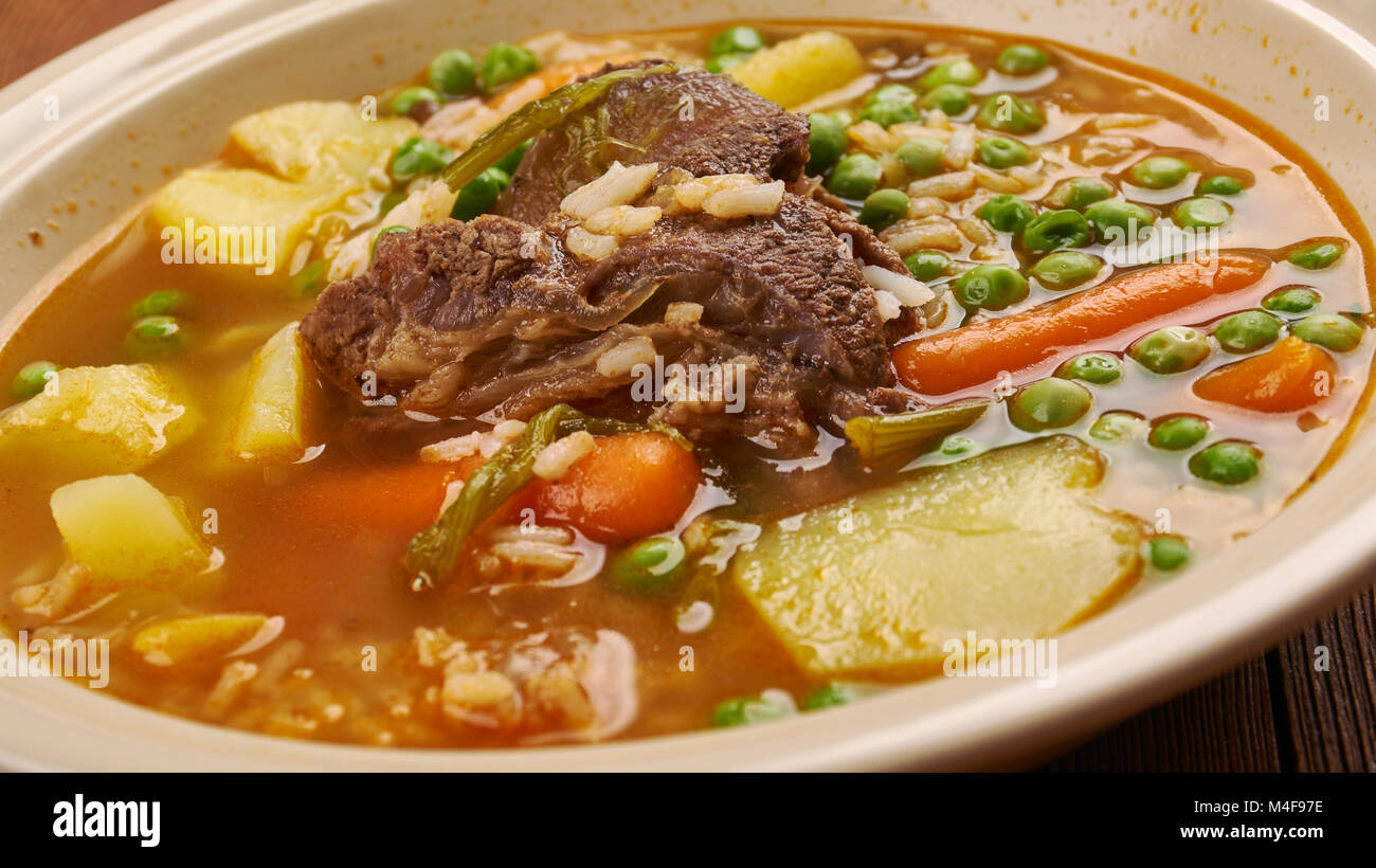 Cuchuco de Maiz - Colombian cuisine soup Stock Photo - Alamy