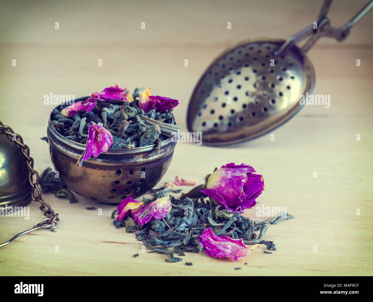 tea strainer closeup Stock Photo - Alamy