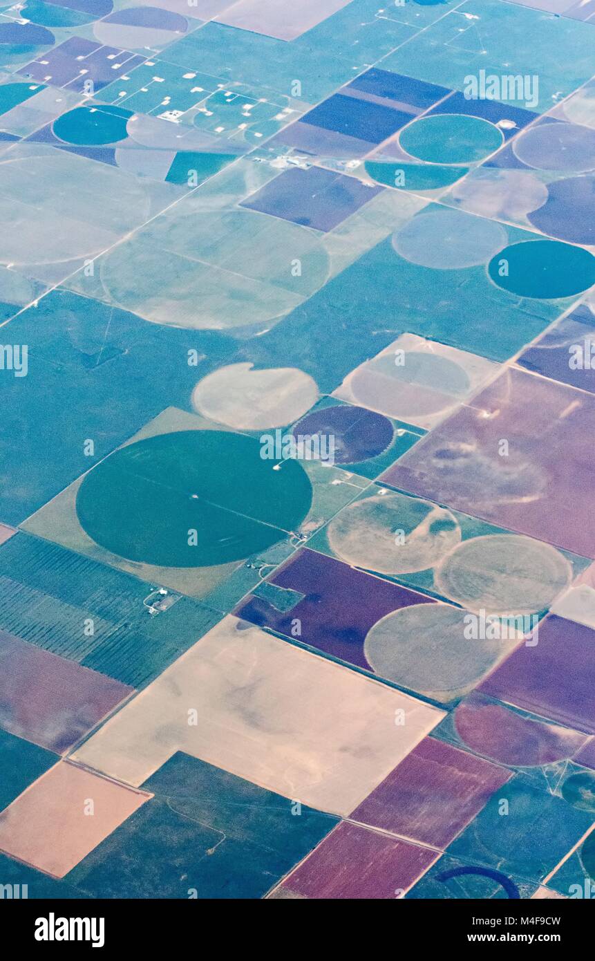 Aerial view of farm land hi-res stock photography and images - Alamy