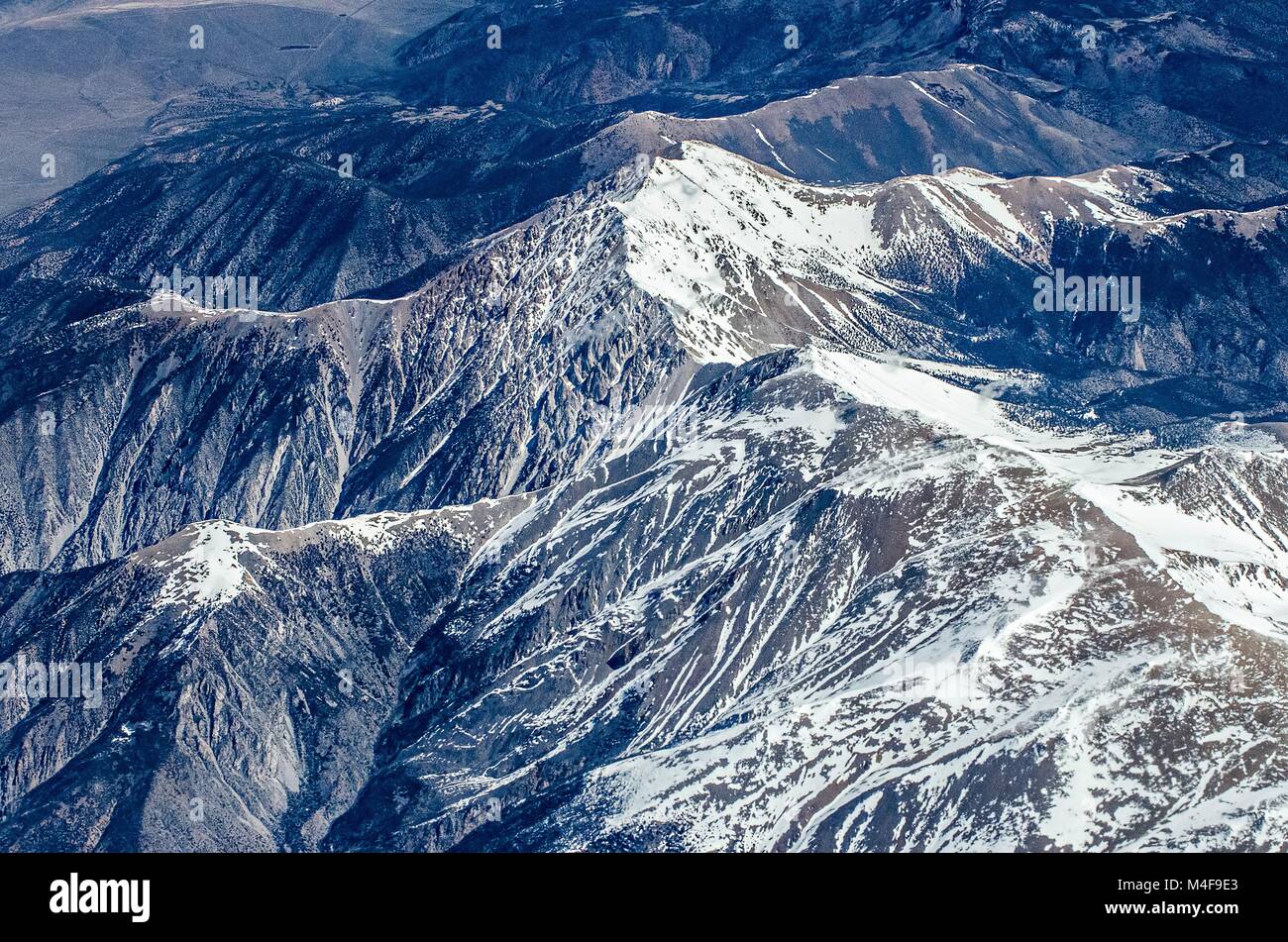 flying over colorado rocky mountains Stock Photo - Alamy