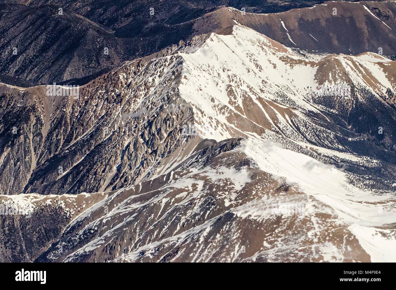 flying over colorado rocky mountains Stock Photo - Alamy