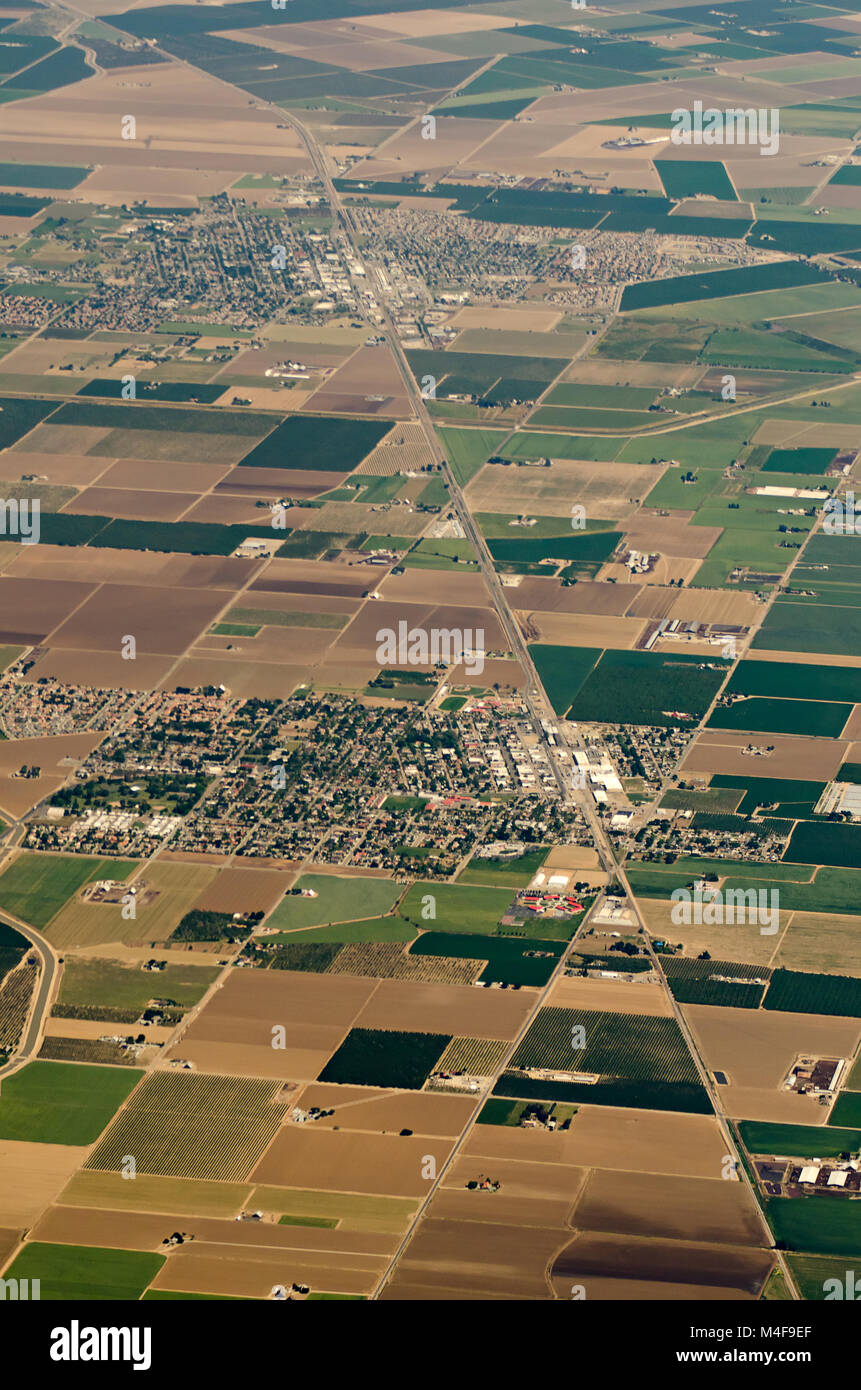 Aerial view farm in central hi-res stock photography and images - Alamy