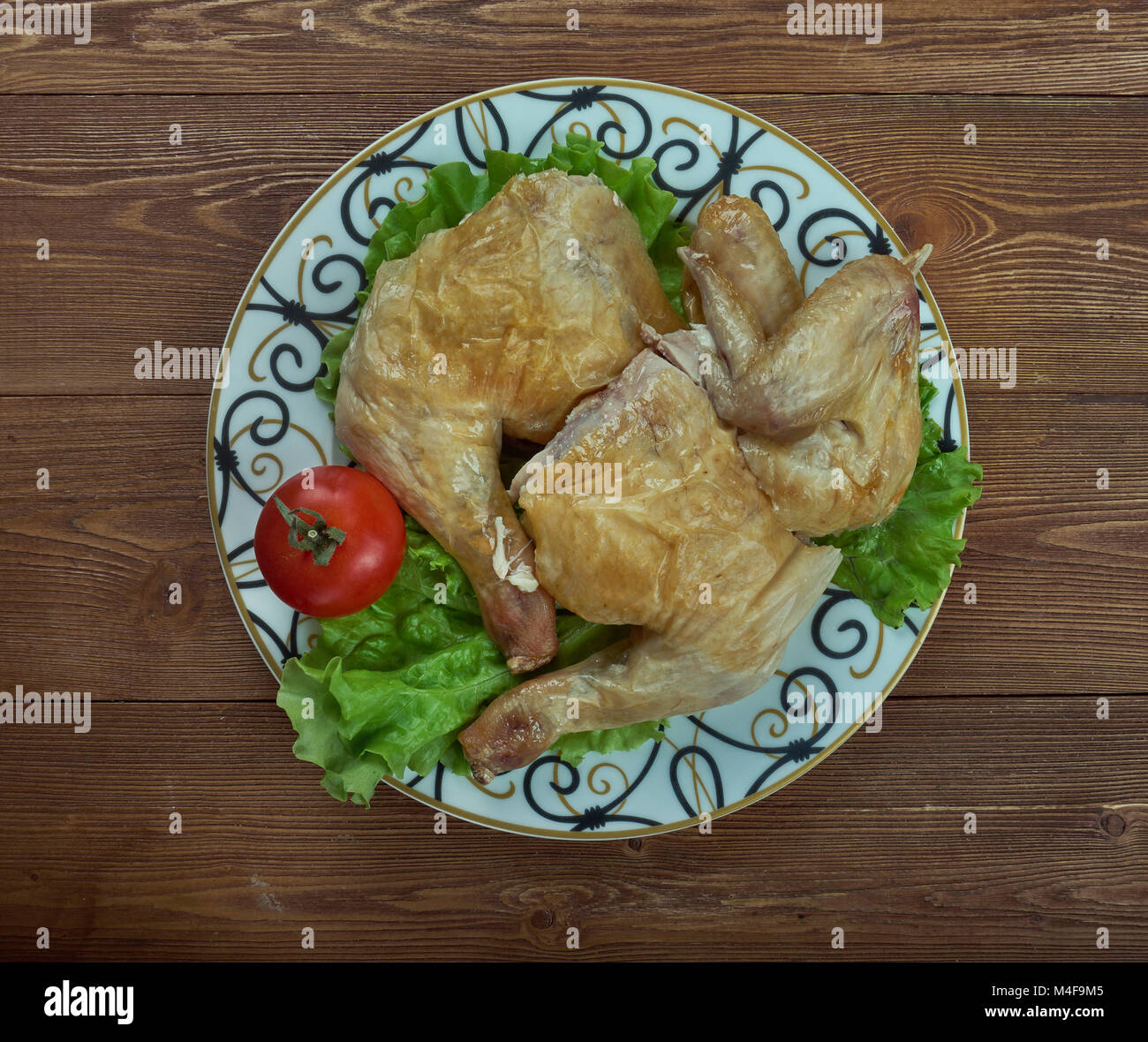Middle Eastern chicken Stock Photo - Alamy