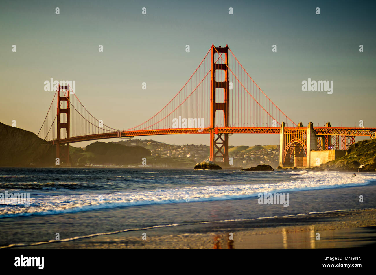san francisco and alcatraz scenery at sunset Stock Photo - Alamy