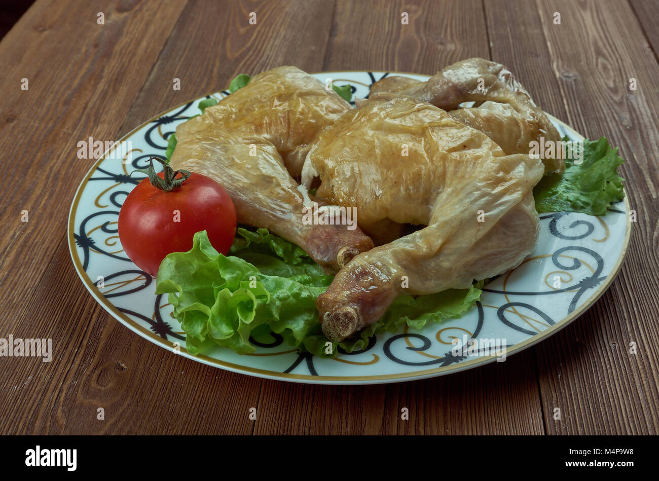 Middle Eastern chicken Stock Photo - Alamy