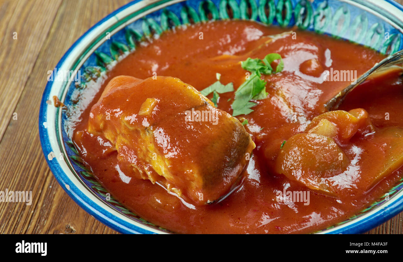 Omam Fish Curry Stock Photo - Alamy