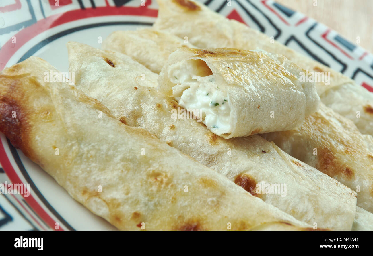 Turkey Stuffed Cheese Pastries Stock Photo - Alamy