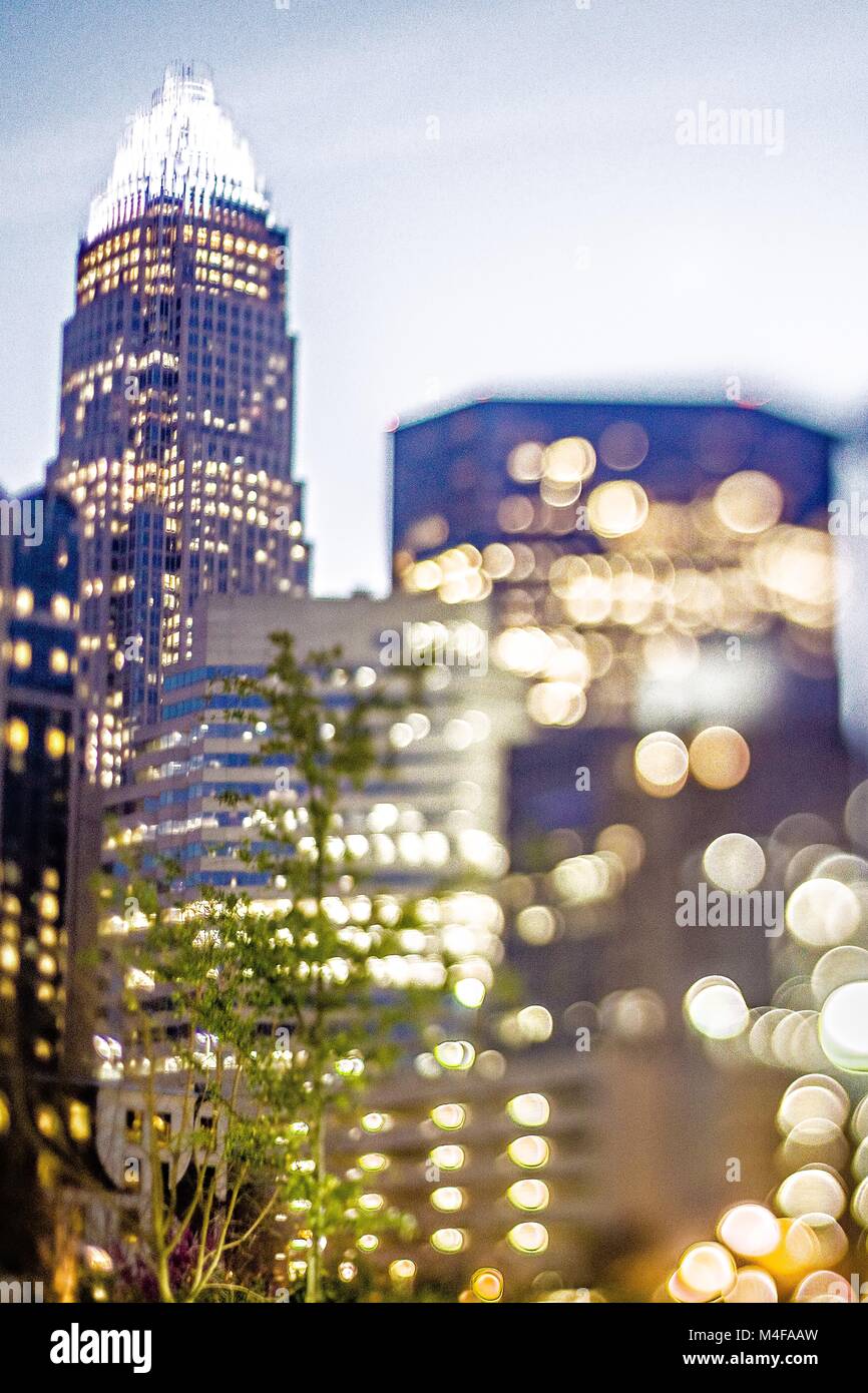 charlotte north carolina urban scenes and skyline Stock Photo - Alamy