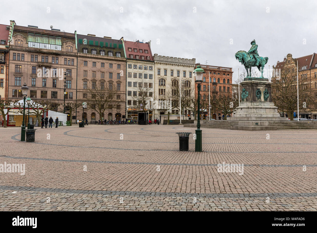 Malmo cityscape Stortorget Stock Photo - Alamy