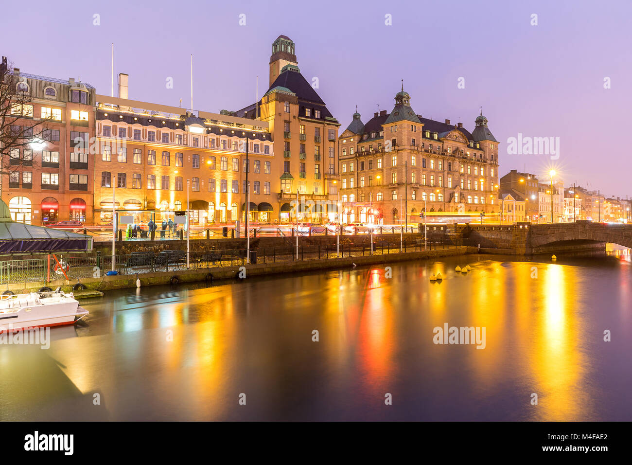 Malmo street night hi-res stock photography and images - Alamy