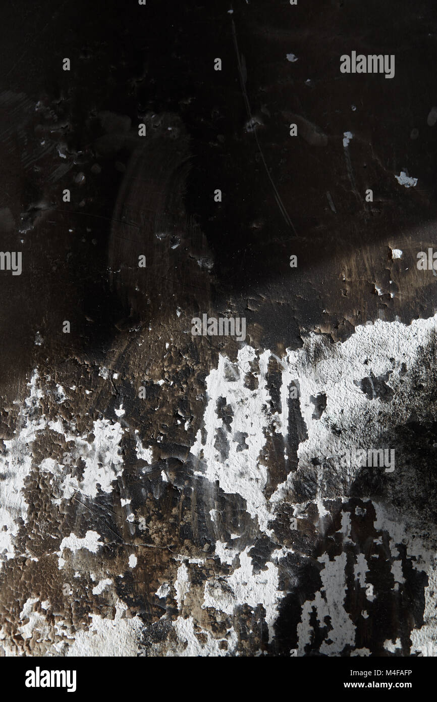 Old burned wall Stock Photo - Alamy