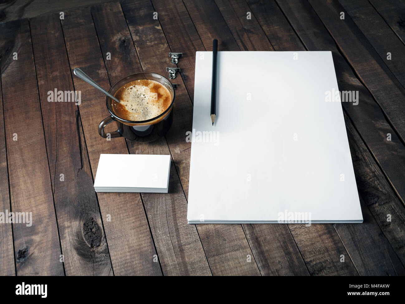 Blank branding template Stock Photo - Alamy