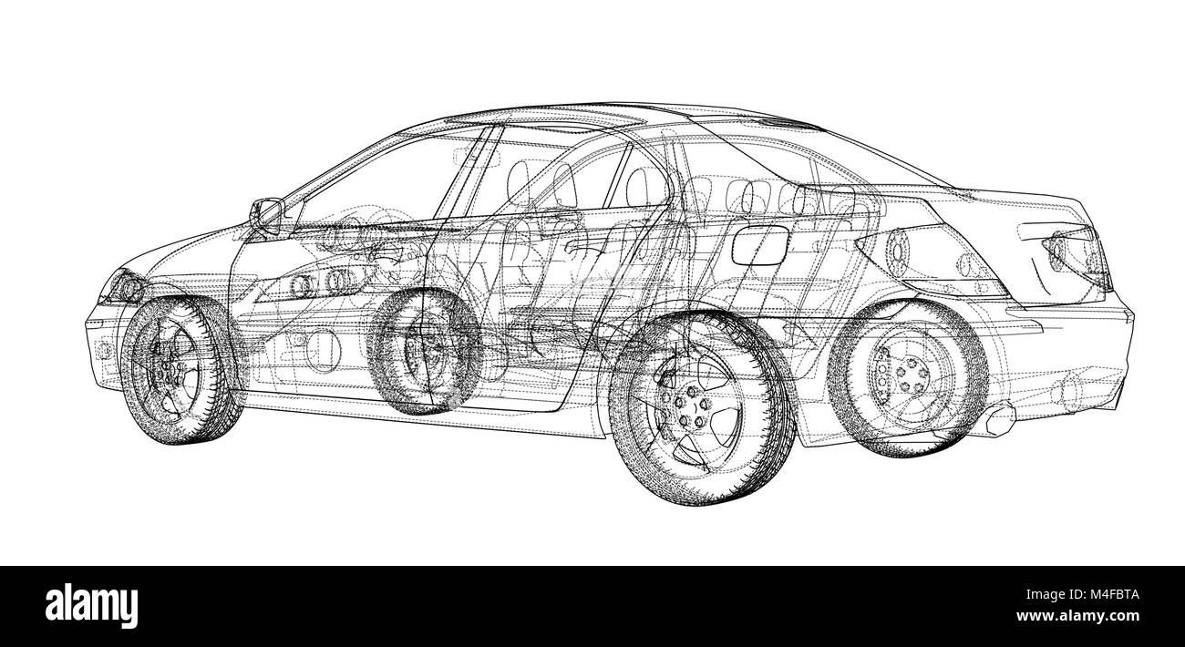 Concept car. Vector Stock Vector Image & Art - Alamy