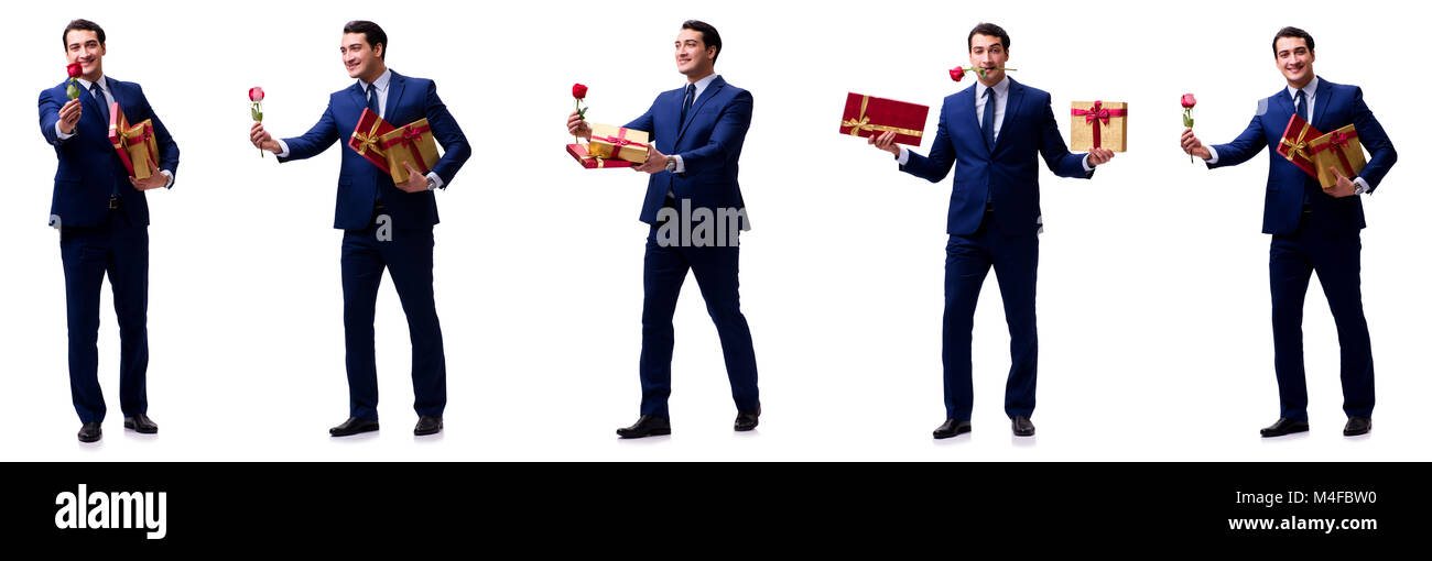Romantic concept with man making marriage proposal Stock Photo - Alamy