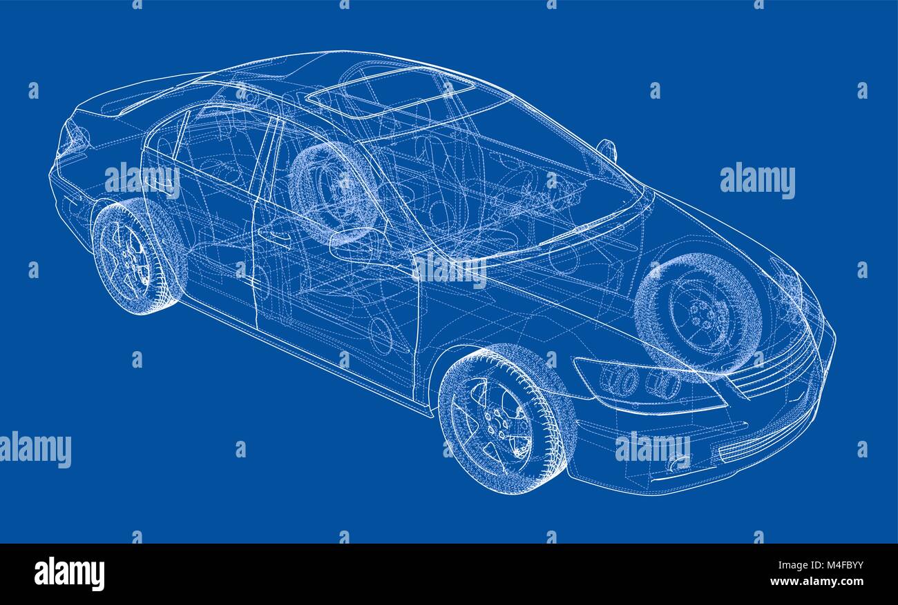 Concept car. Vector Stock Vector Image & Art - Alamy