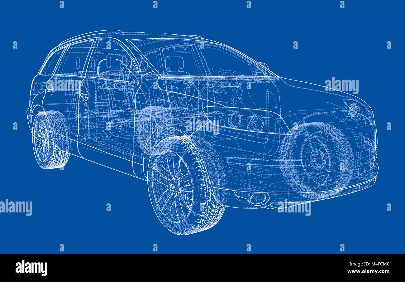 Concept car. Vector Stock Vector Image & Art - Alamy