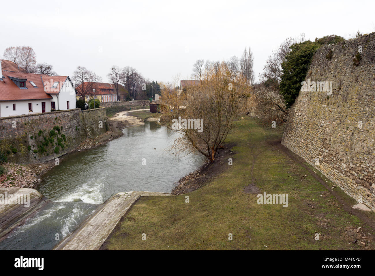 The medieval Tata Castle in Tata, Hungary Stock Photo - Alamy