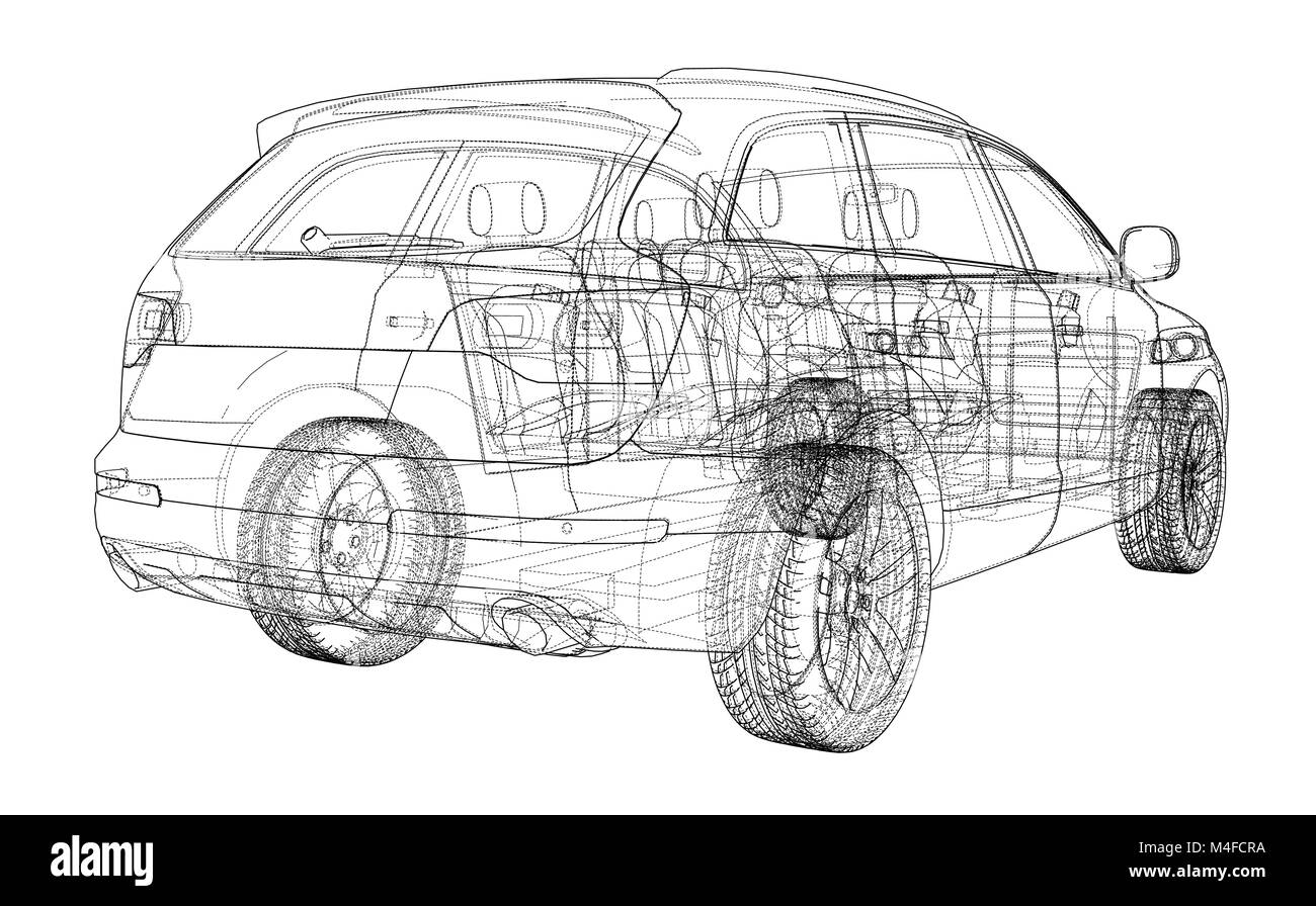 Concept car. Vector Stock Vector Image & Art - Alamy