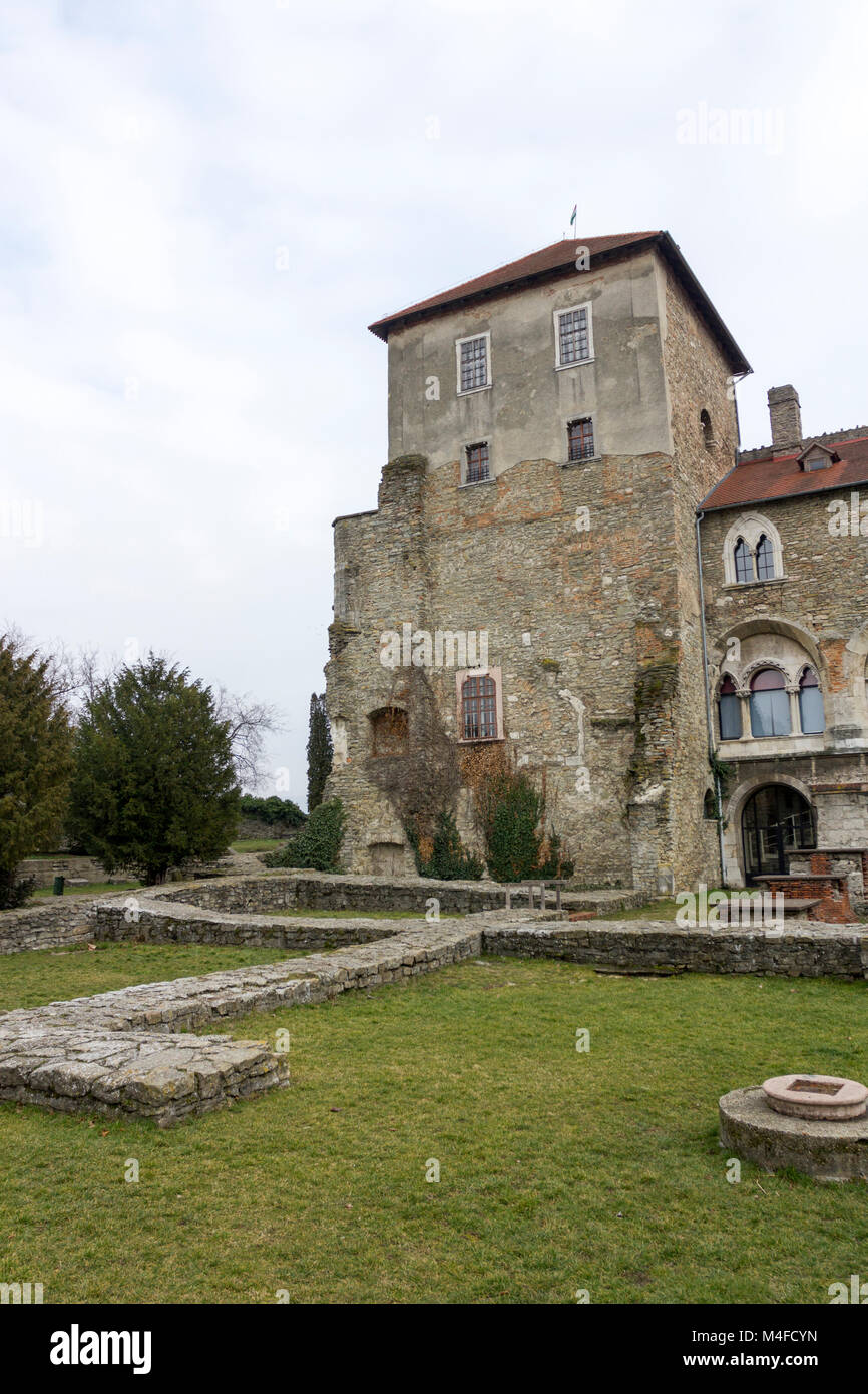 The medieval Tata Castle in Tata, Hungary Stock Photo - Alamy