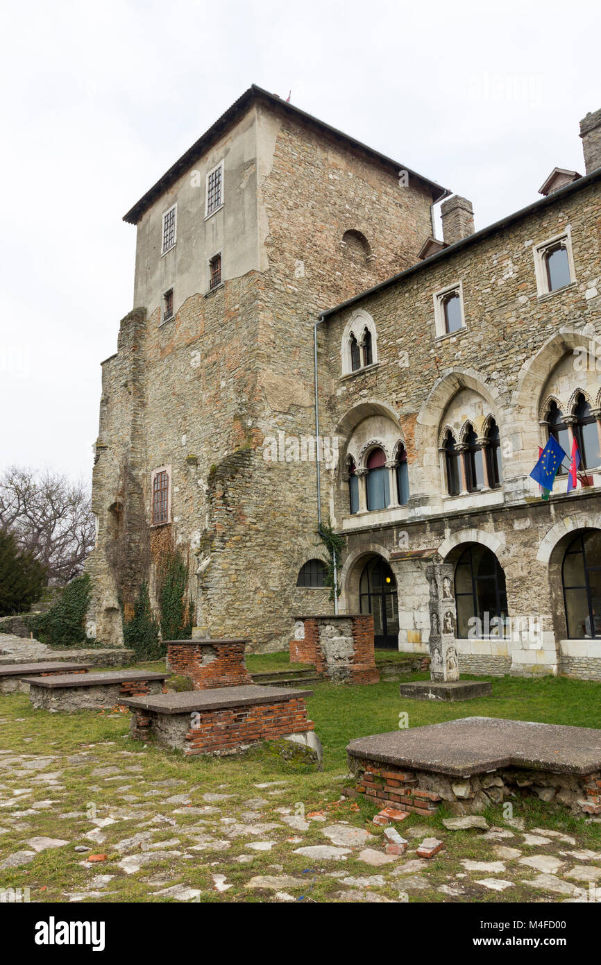 The medieval Tata Castle in Tata, Hungary Stock Photo - Alamy