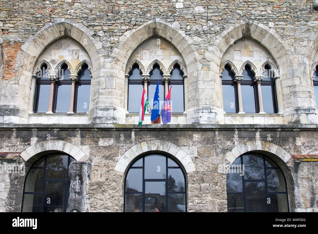 The medieval Tata Castle in Tata, Hungary Stock Photo - Alamy