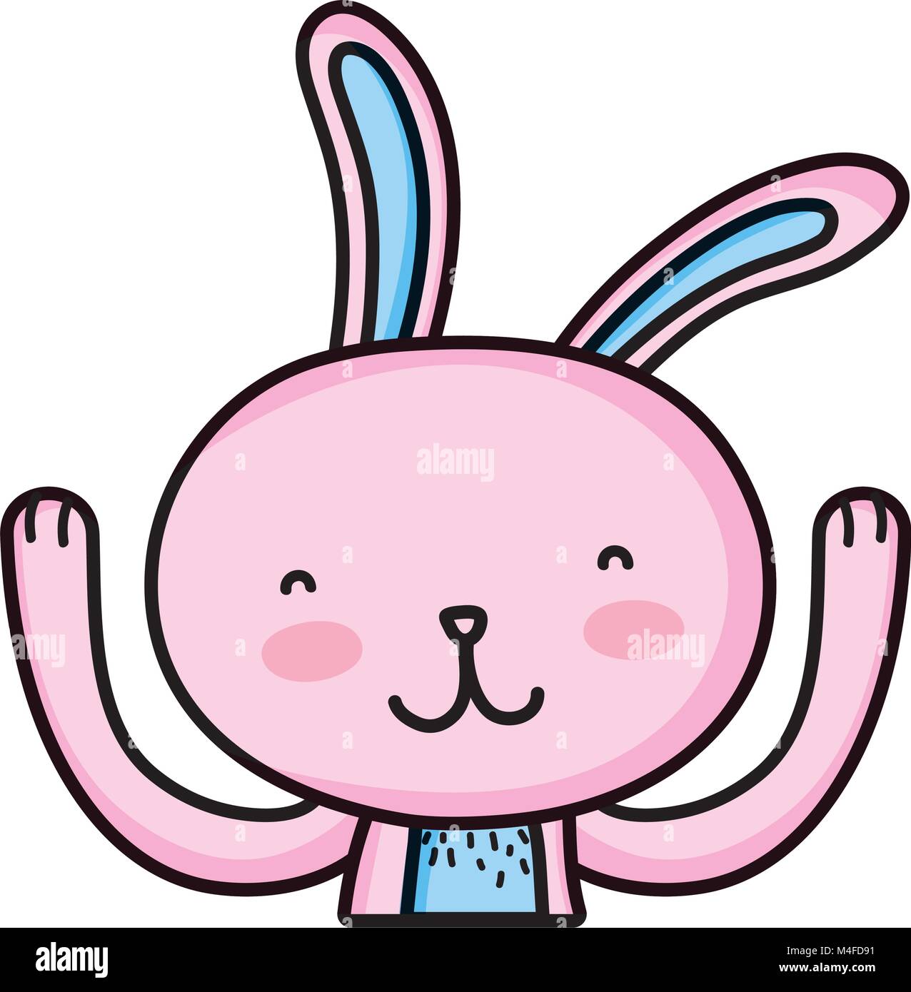 Rabbit hands Stock Vector Images - Alamy