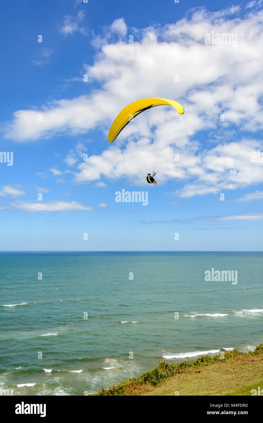 Free flight over the ocean Stock Photo - Alamy