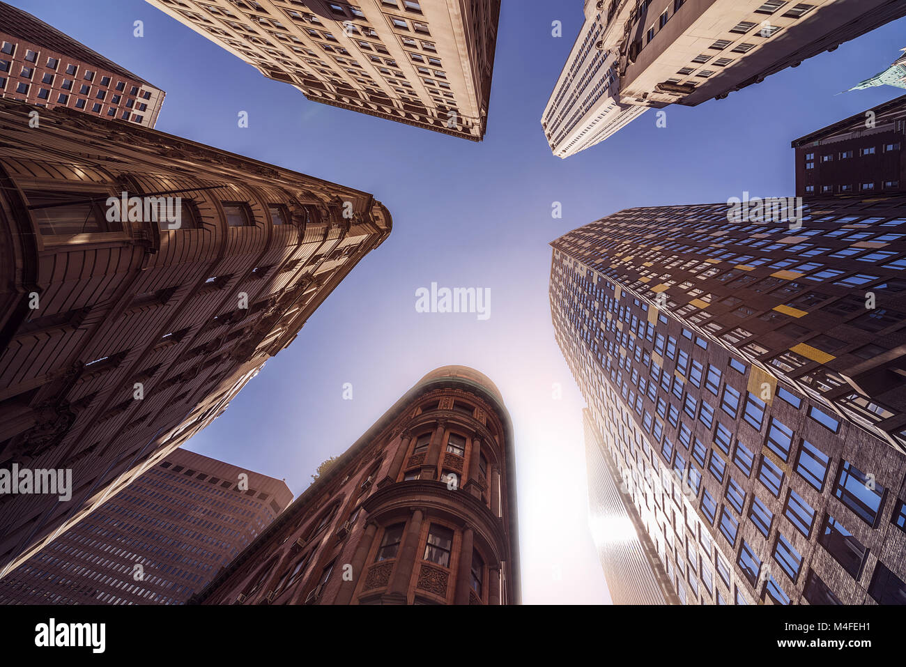 Highrise Buildings in the sun Stock Photo - Alamy