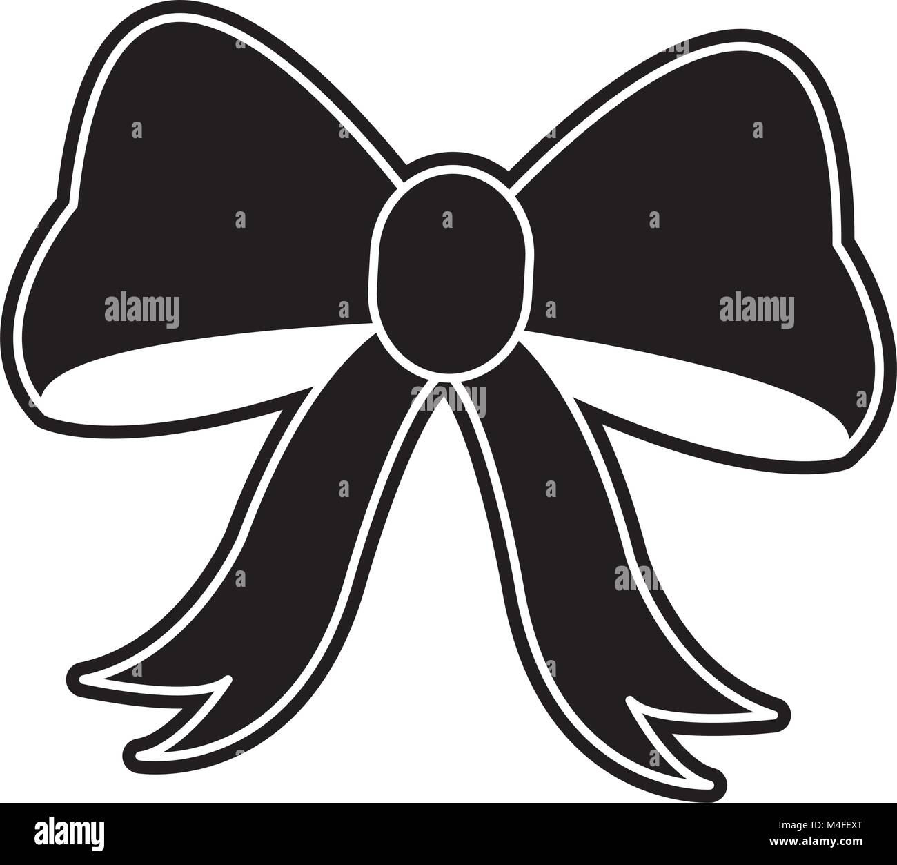 Isolated bow design Stock Vector Image & Art - Alamy