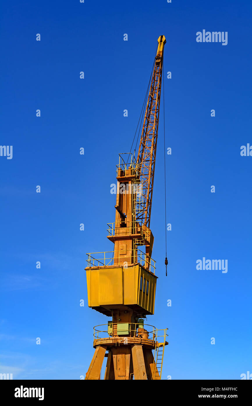 Harbor with harbor crane hi-res stock photography and images - Alamy