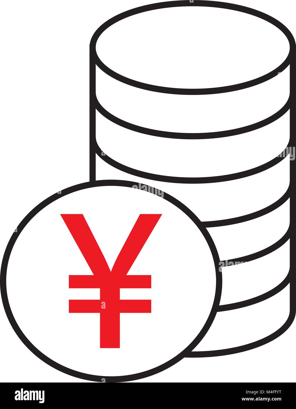 Renminbi and stack Stock Vector Images - Alamy