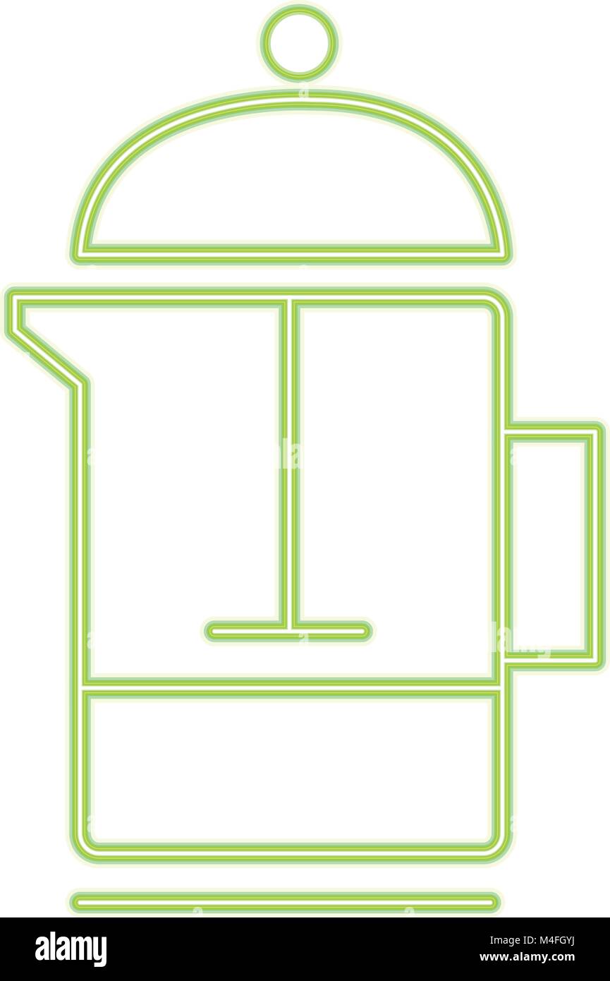 Coffee kettle symbol Stock Vector Image & Art - Alamy