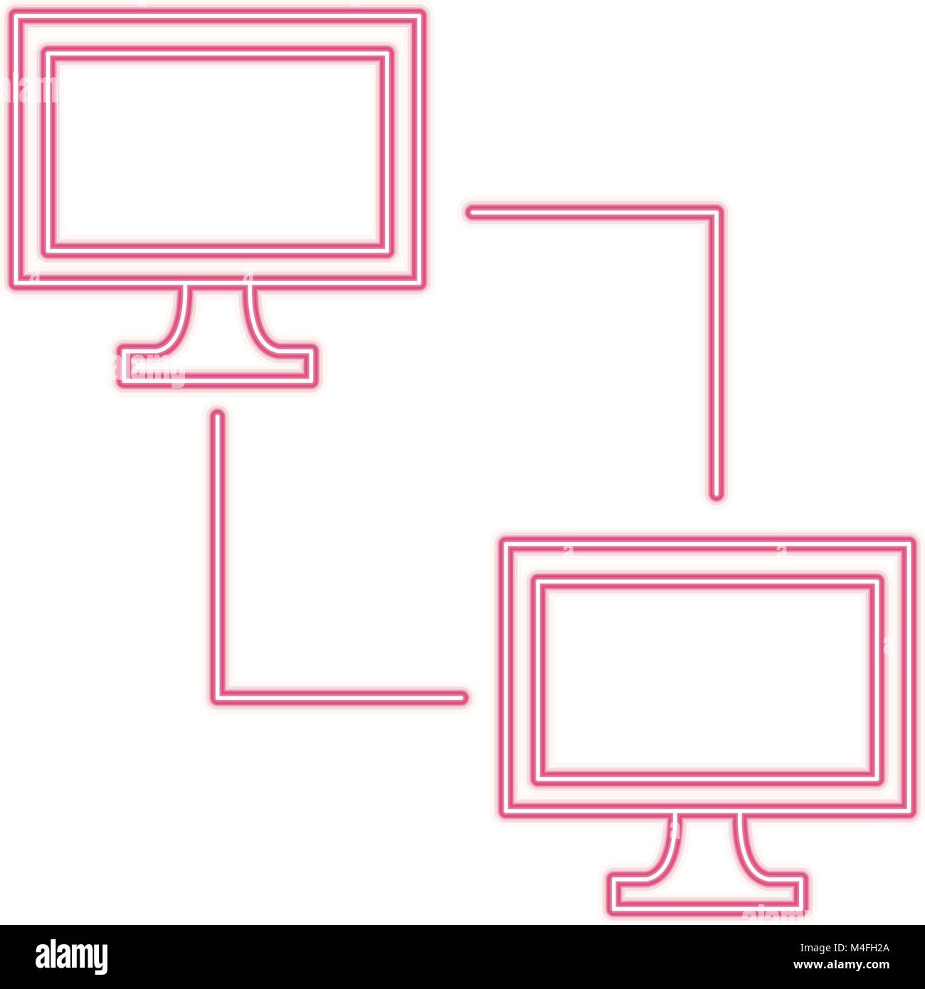 Computer network technology Stock Vector Image & Art - Alamy