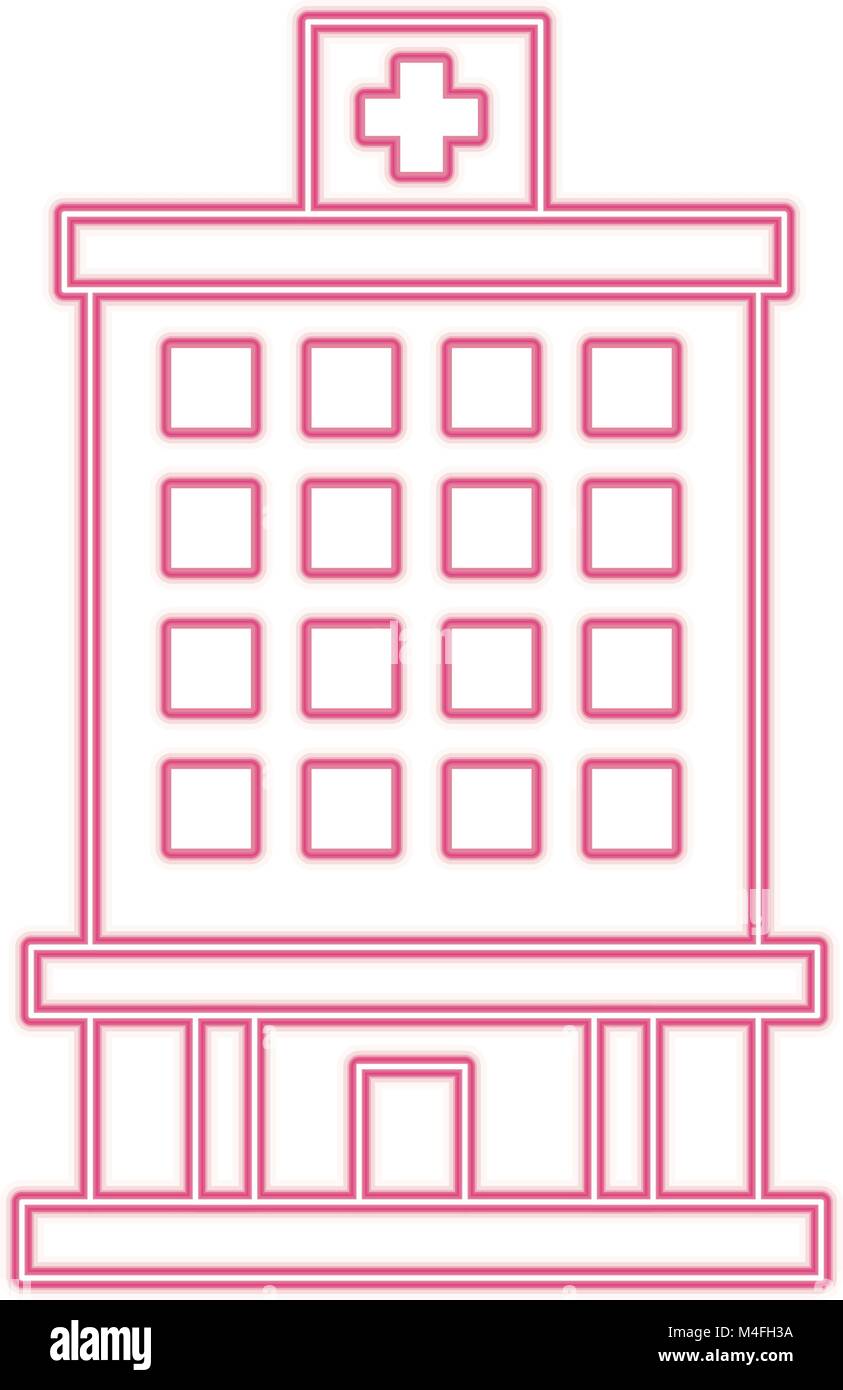 Hospital building symbol Stock Vector Image & Art - Alamy
