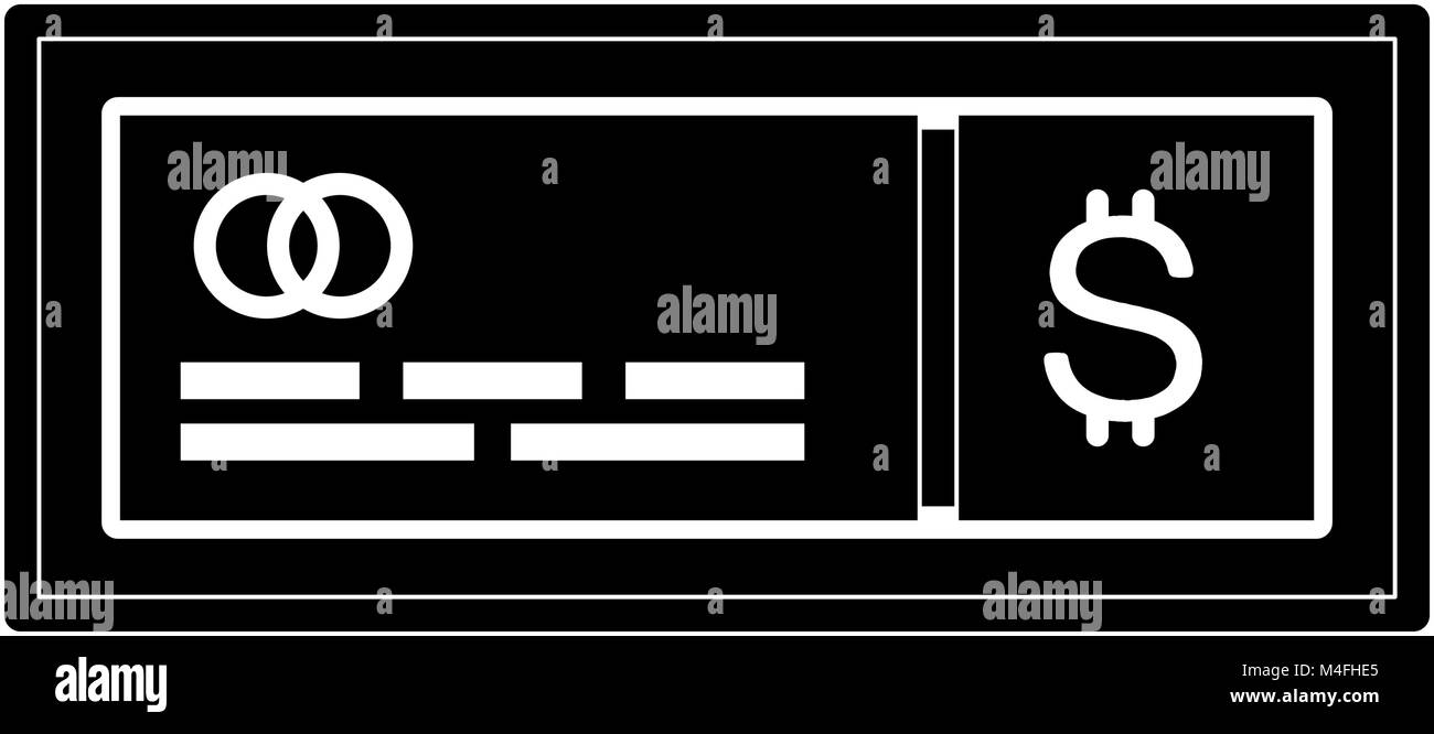 Money check isolated Stock Vector Image & Art - Alamy