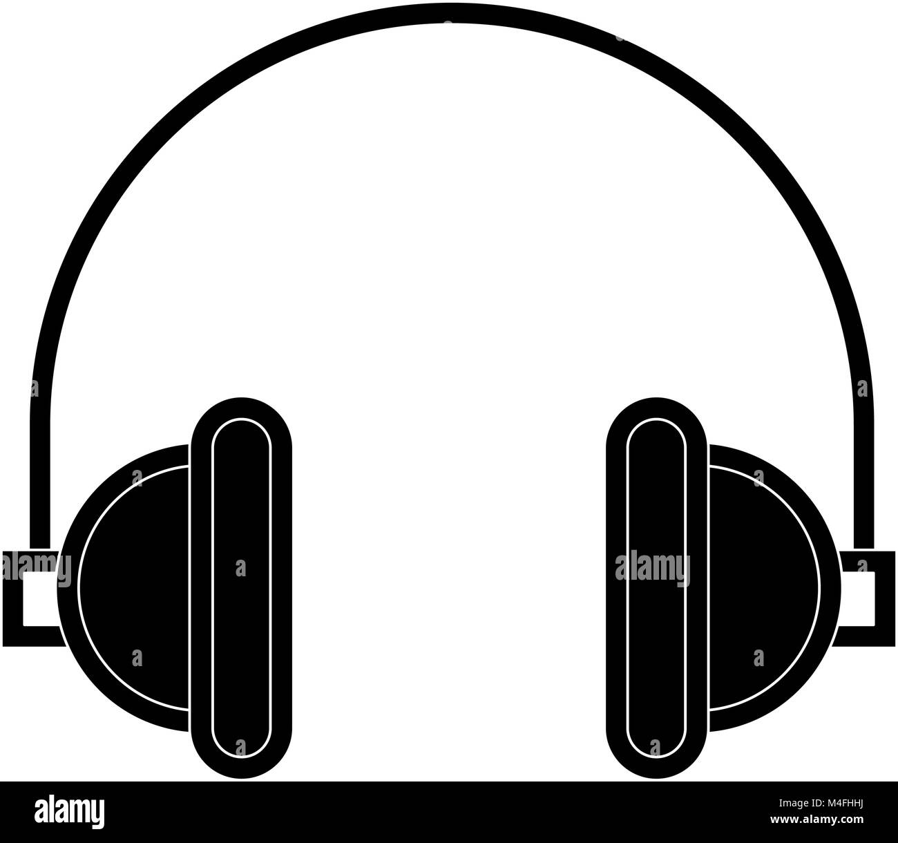 Music headphones symbol Stock Vector Image & Art - Alamy