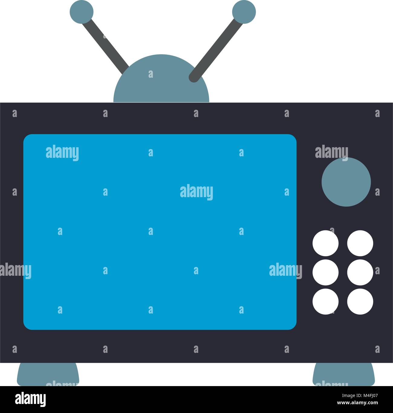 Vintage tv symbol Stock Vector Image & Art - Alamy