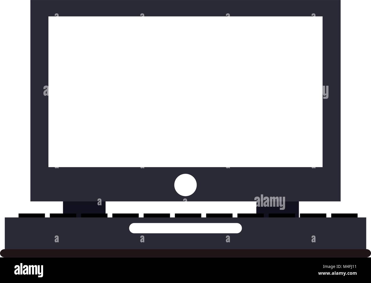 Desk computer symbol Stock Vector Image & Art - Alamy