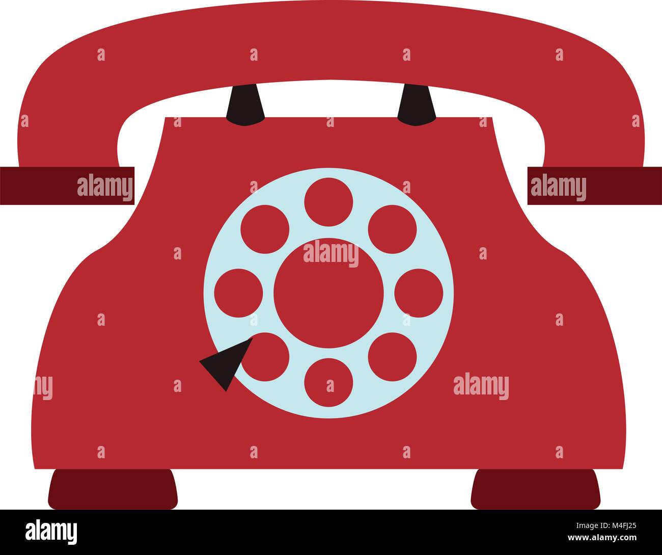 Vintage telephone symbol Stock Vector Image & Art - Alamy
