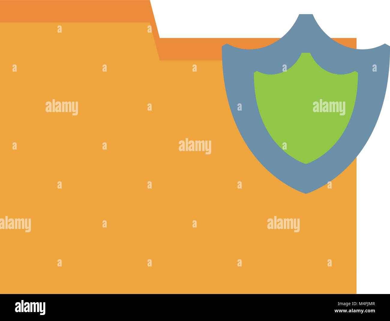 Secure folder symbol Stock Vector Image & Art - Alamy