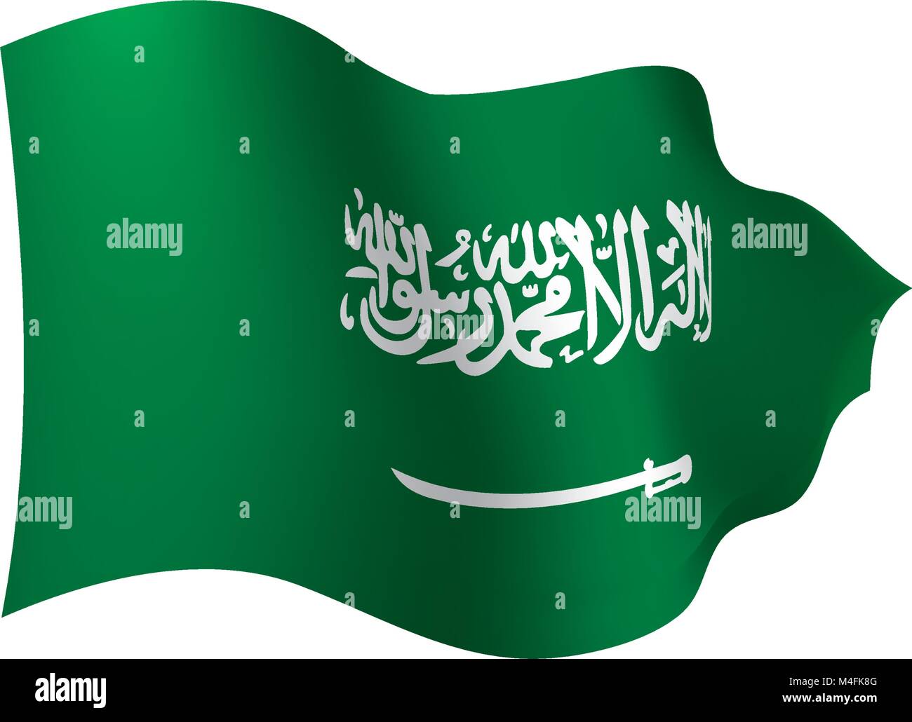 Saudi Arabia flag, vector illustration Stock Vector Image & Art - Alamy